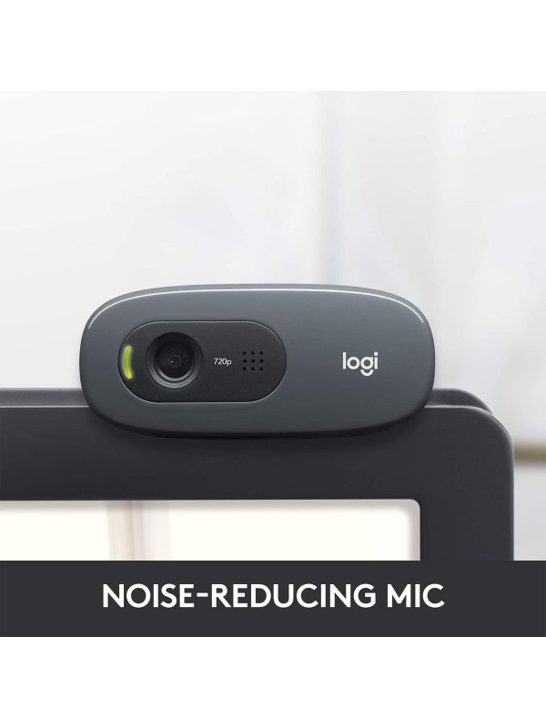 Logitech C270 HD Webcam, 720p